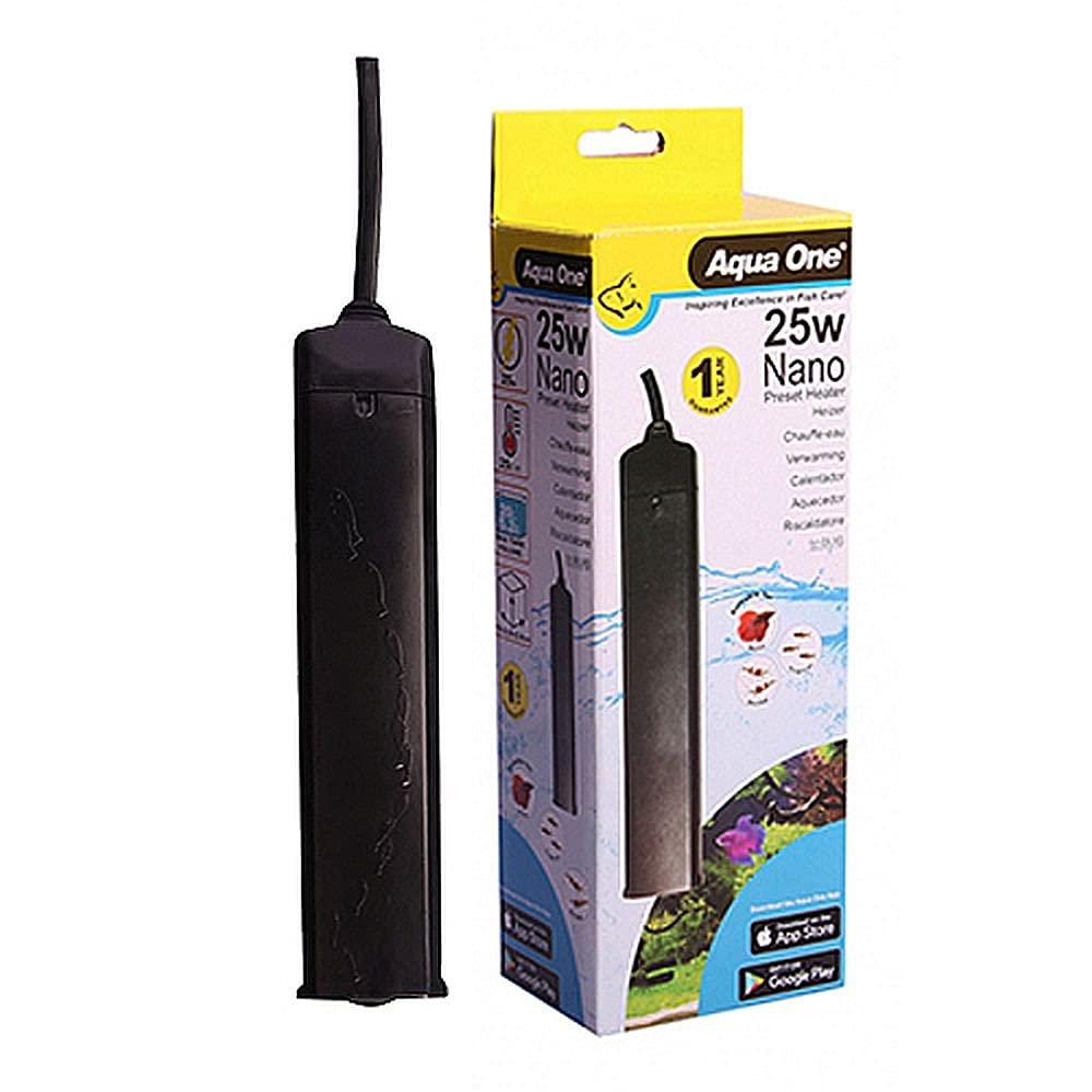 Aqua One Preset 25 Degrees Nano Heater | Lifestyle Aquarium & Reptiles